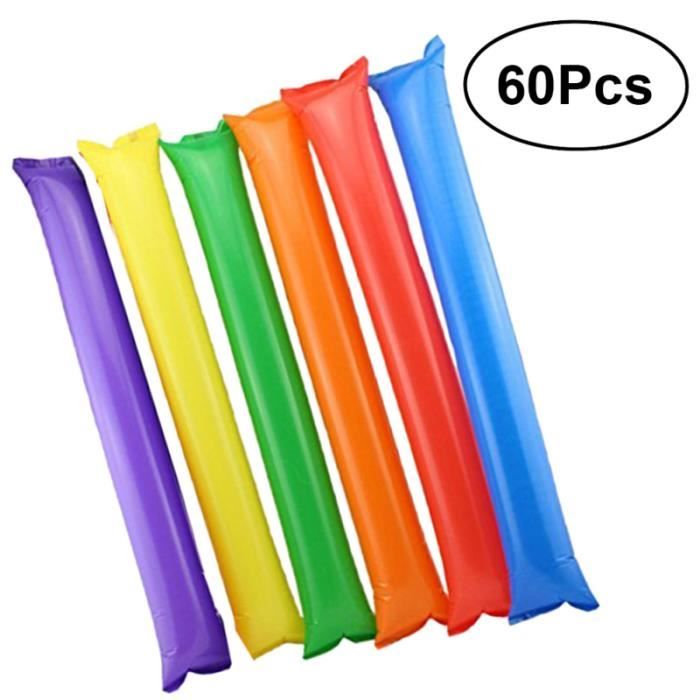 60pcs Bam Thunder Cheer Sticks Blow Bar Cheering Stick Stuffed Club ...