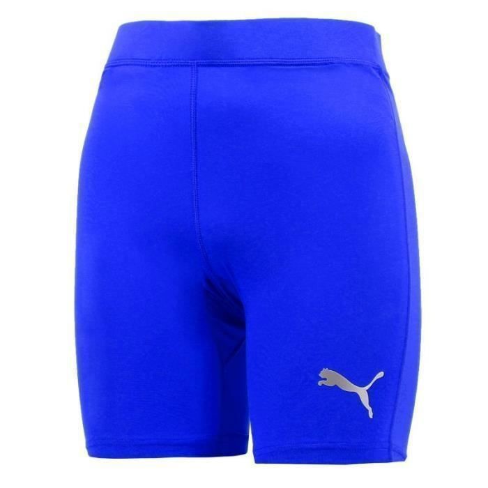 Short de compression Puma Bleu électrique - Cdiscount Sport