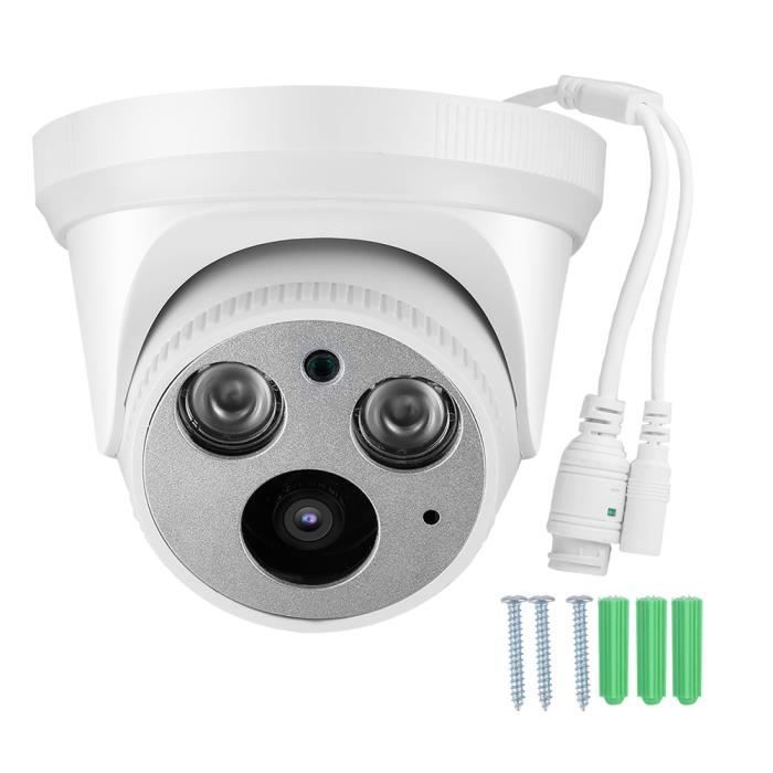VAGUE POE Caméra dôme étanche Sécurité extérieure IP 2560x1440 pour la ...