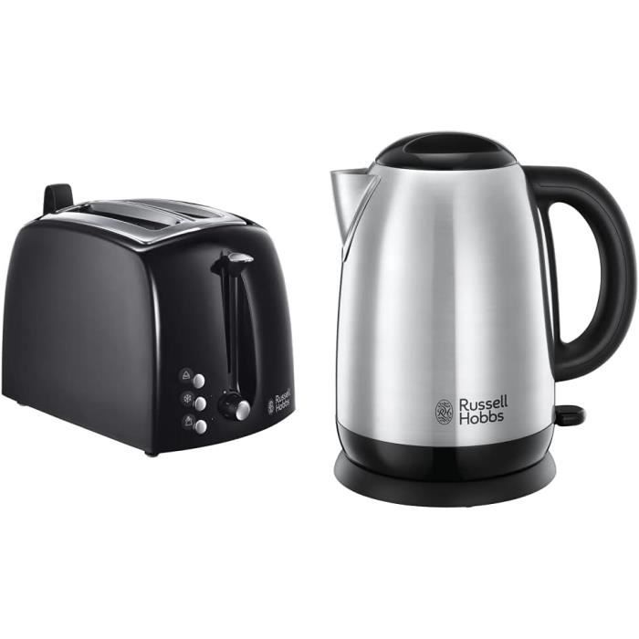 Toaster Grille-Pain Fentes Larges - Noir 22601-56 Texture & Bouilloire ...