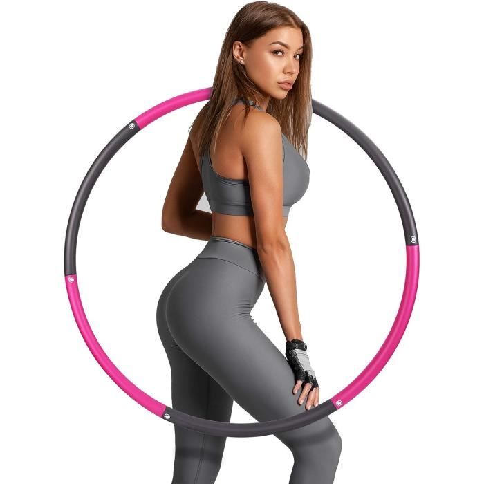 Hula Hoop Slim Hoop Pneu Pour Adulte, 6 Segments Peuvent Être Séparés Et Remplis Poids Réglables ...