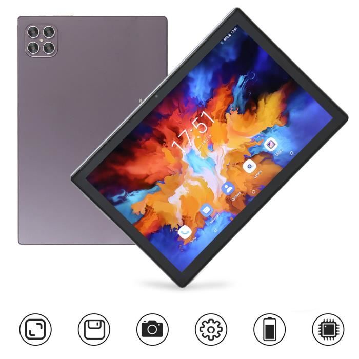 Tablette 10 Tablette 2 en 1 de 10.1 pouces pour Android 11, 4GLTE, 5G ...