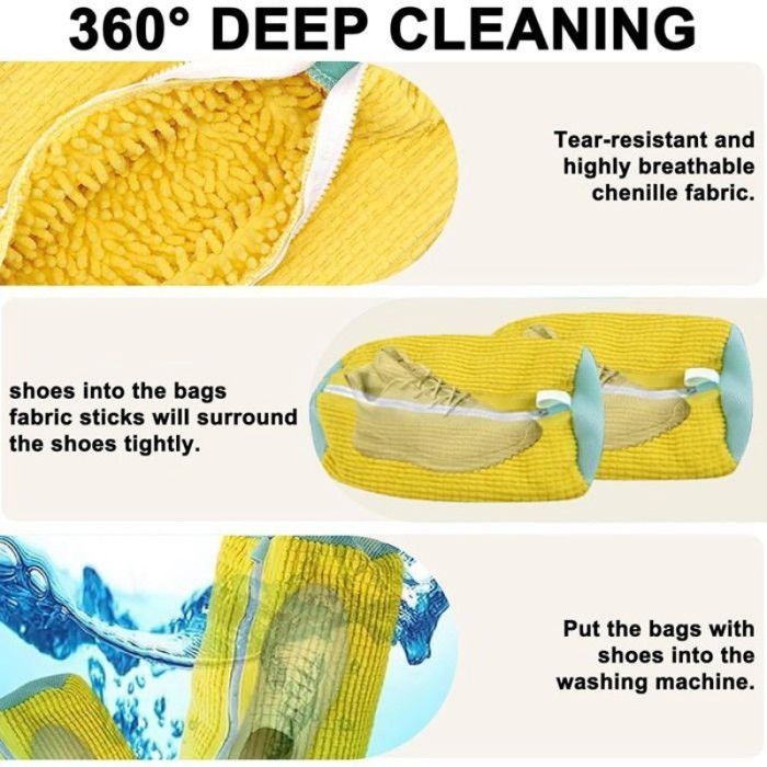 Sac de lavage pour chaussures et baskets, compatible lave-linge et ...
