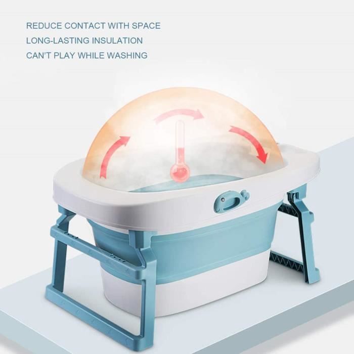 Bain De BéBé - Bain De BéBé Pliable, 3 En 1, Portable Sans Espace, Peut ...