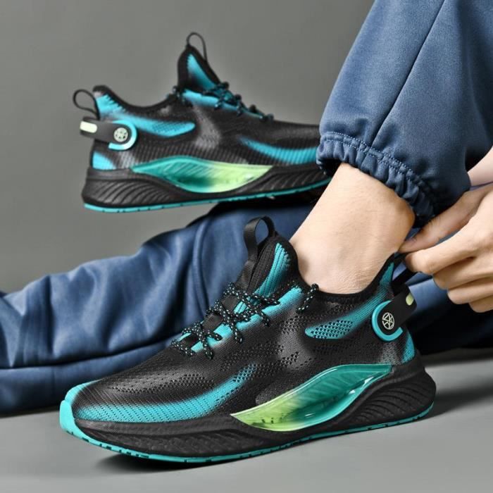 Baskets Homme Jogging Running Sport Comfort Aération Textile ...