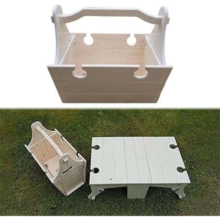 Tableau De Pique-Nique Pliant, Table De Vin Portable Pliable À L ...