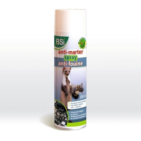 BSI - Spray Répulsif Anti-Fouines Ou Martres - Action Rapide Et Sans ...