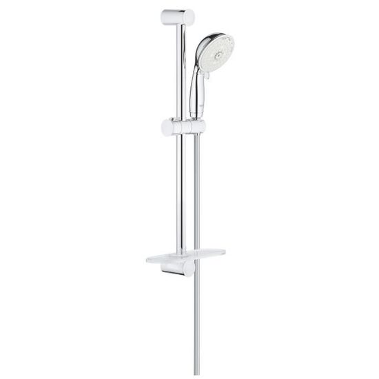 Grohe - Tempesta Rustic 100 Ensemble rail de douche à 4 jets, chromé ...