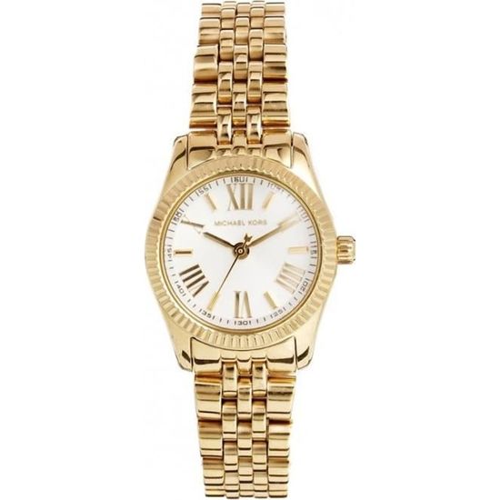 Montre Femme - MICHAEL KORS - Lexington MK3229 - Dorée - Acier ...
