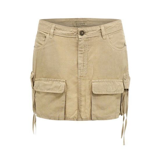 Mini jupe cargo - Guess jeans. Beige - Cdiscount Prêt-à-Porter