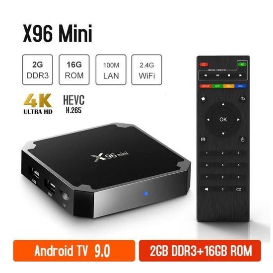 Gift-NouveauX96mini Android 90 Smart TV BOX 2 Go 16 Go Amlogic S905W ...