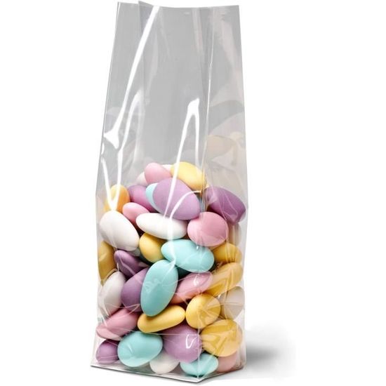 Ekoe Lot de 100 sachets transparents biodégradables, écologiques et ...