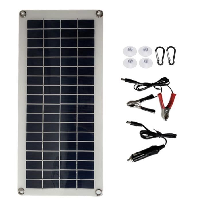 Seul panneau solaire--Kit Complet De Panneaux Solaires 12v Dc 5v Usb Avec Contrôleur 10-60a ...