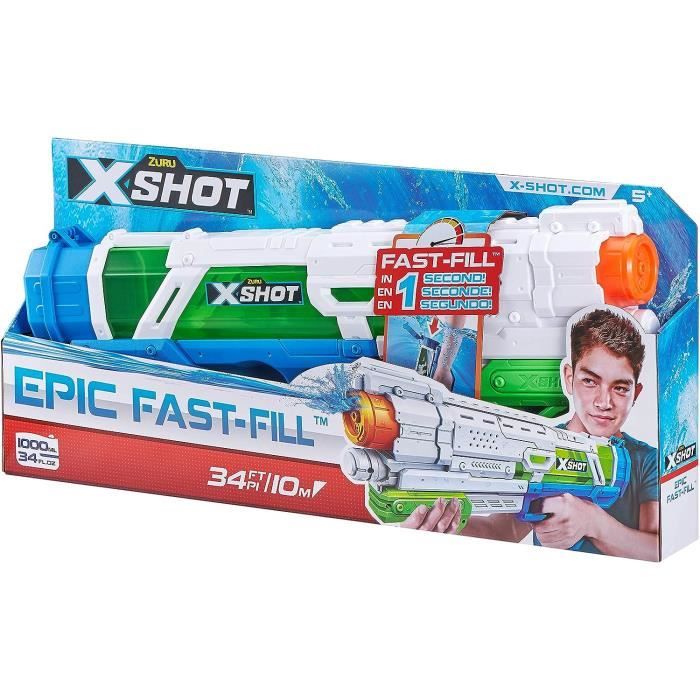 Xshot - Fast Fill - Epic - Water Blaster Pistolet À Eau Jeu De Plein ...