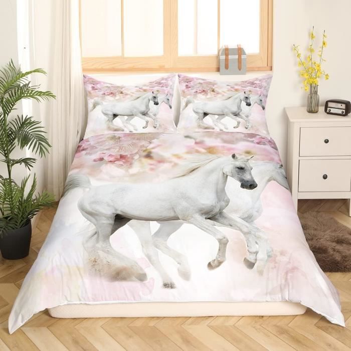 Cheval Sets De Housse De Couette Set Galoping Horse Housse De Couette ...