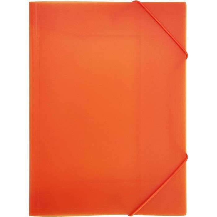 Classeur avec élastiques et rabats Format A4, dossiers de rangement ...