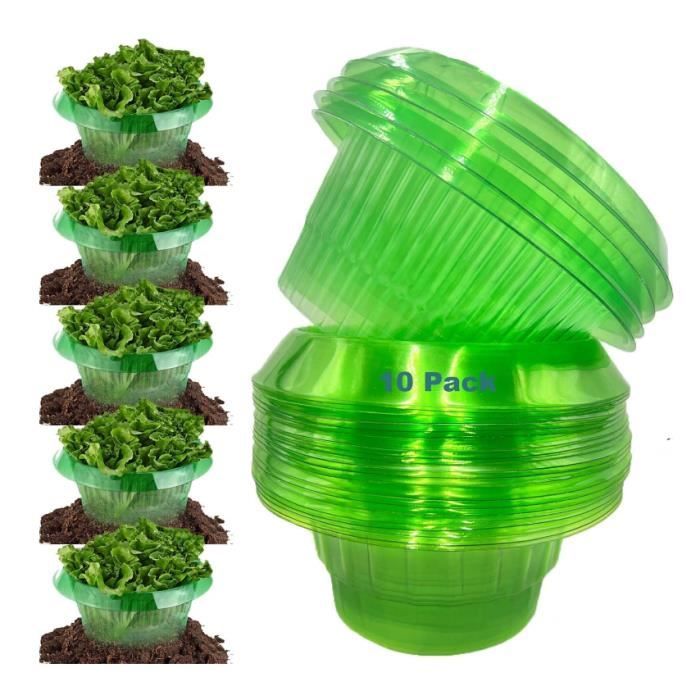 Protection anti-limaces - yd - 10 Pcs - Matériau PET - Forme ronde ...