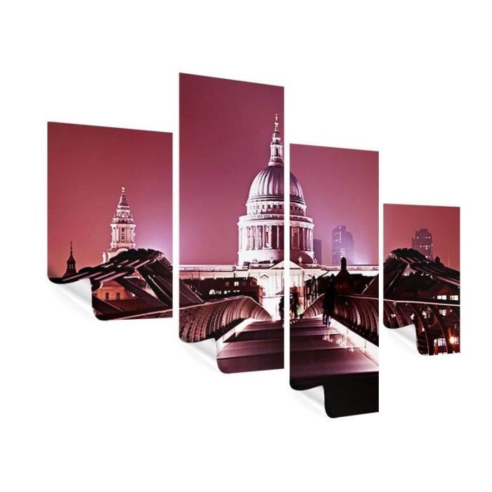 Poster en 4 parties moderne Millennium Bridge 160 x 120 - Cdiscount