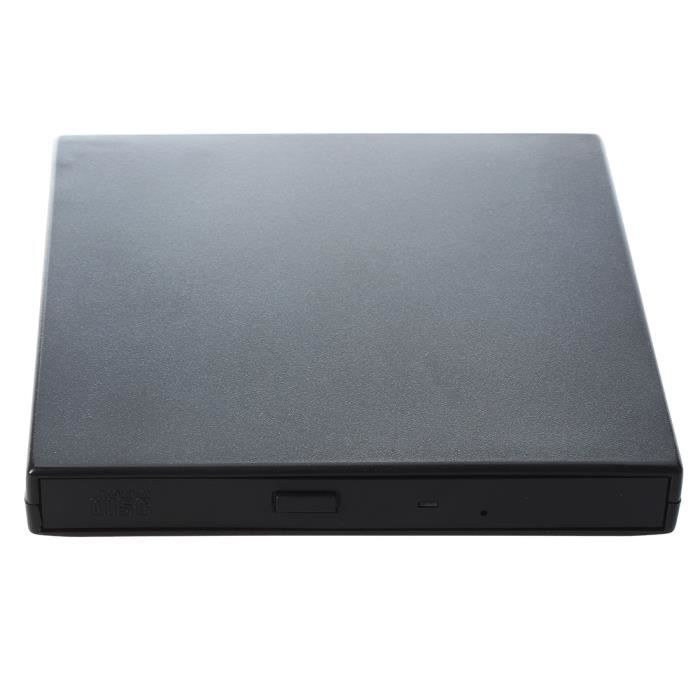 Lecteur de CD-ROM externe USB 2, O 12,7 mm pour PC Ordinateur Portable ...
