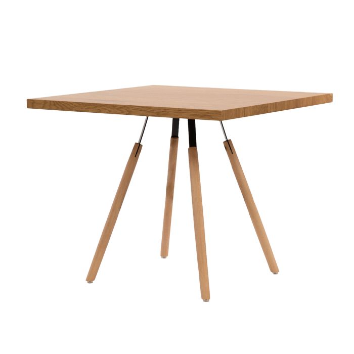 Table Genève scandinave colori bois carrée - Cdiscount Maison