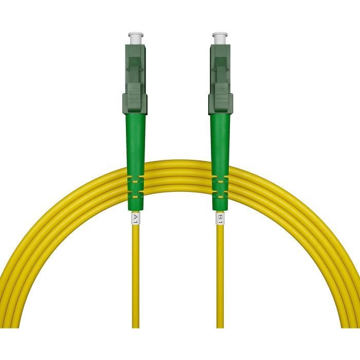 Simplex Singlemode Ftth Câble À Fibre Optique Os2 Lc-Apc Vers Lc-Apc (5 ...