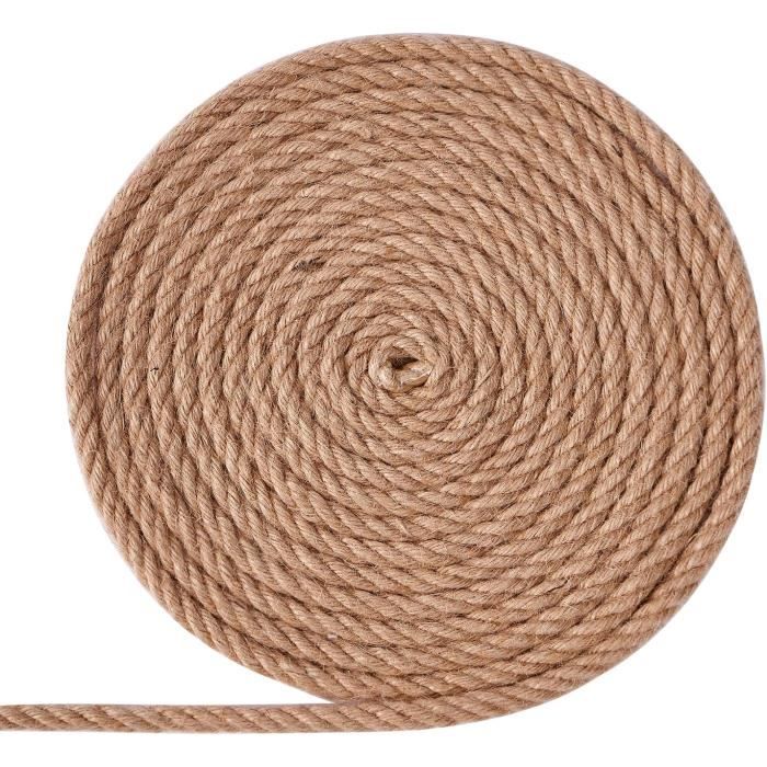 Corde En Jute De 10 Mm, Corde De Chanvre Naturelle Épaisse Et Solide À ...