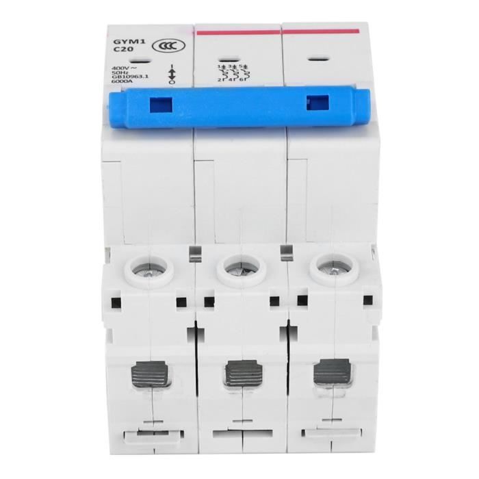 Cikonielf interrupteur pneumatique GYM1 Miniature Circuit Breaker 3P Small-Sized Air Switch ...