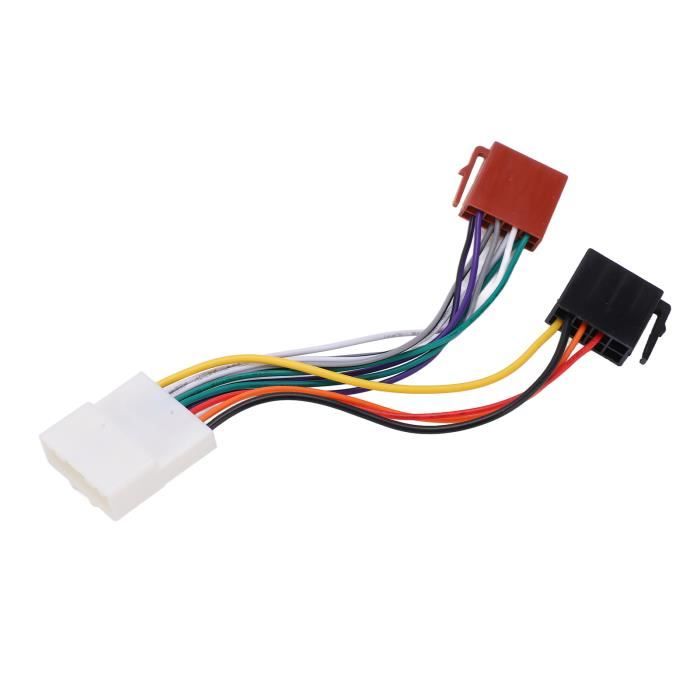 Dilwe fil d'autoradio Faisceau de Câblage D'autoradio, Adaptateur ...
