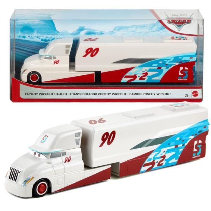 Hauler Ponchy Wipeout | Disney Cars | Véhicule Transport Jeu Complet ...