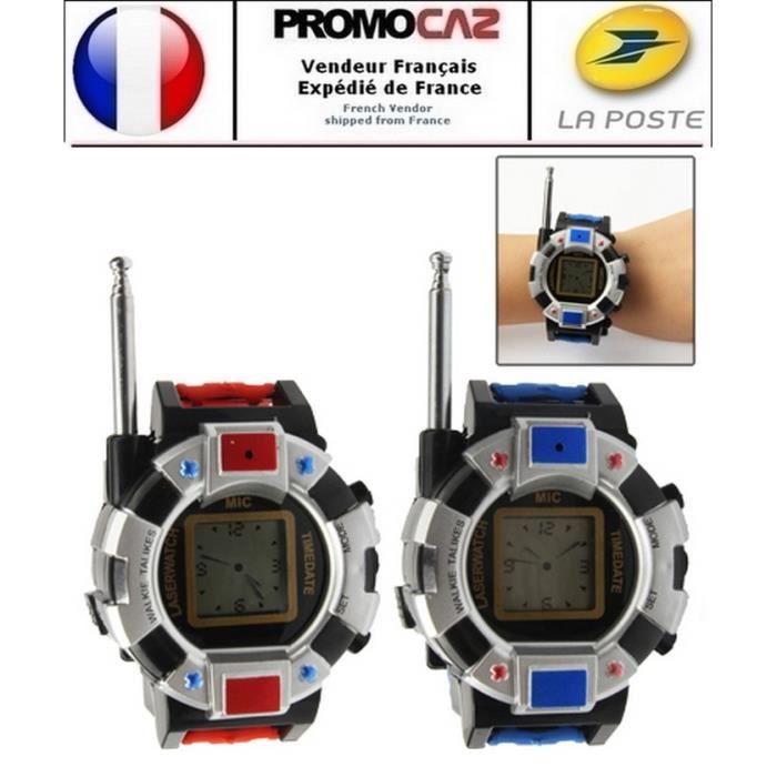 Paire de Walkie-Talkie pour enfants (modèle Watch / Montre) - Cdiscount ...