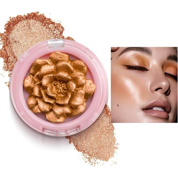 Palette De Mise En Valeur,Fard À Joues 3D Rose,Maquillage Du Visage À L ...