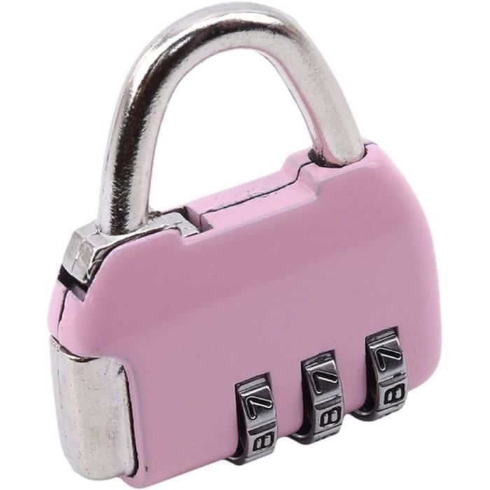 FWQW Cadenas à combinaisons à 3 chiffres Le cadenas de coffre-fort ...