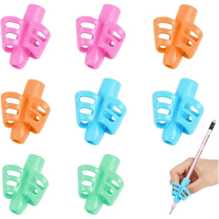 Guide Doigt Ecriture, 8Pcs Grippies Aide Écriture Engrener, Grips Pour ...