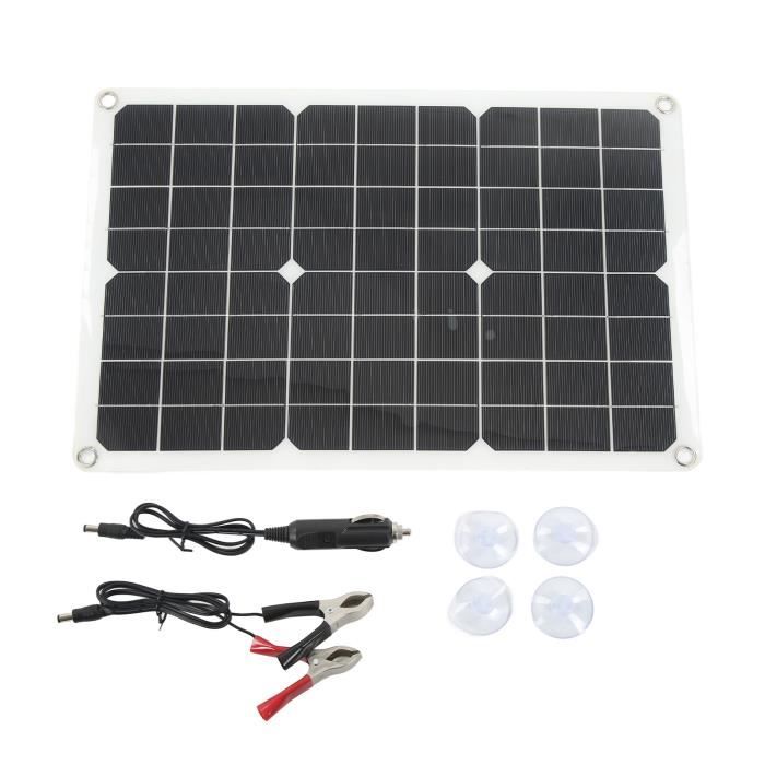 VINGVO panneau solaire 20W 5V Kit de panneau solaire monocristallin taux de Conversion élevé ...