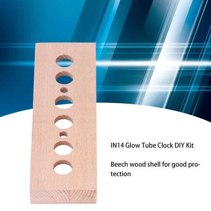 MEI-Kit d'horloge de tube de préchauffage bricolage 4 lampes boîtier en ...