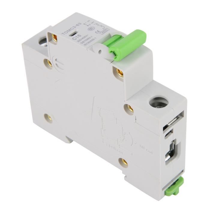LAM-TOMC3-63 Disjoncteur miniature de type C 230 / 400V AC 1P Courbe C ...