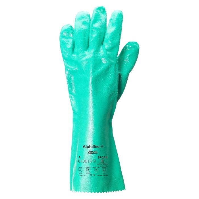 Alphatec 39-124 Gants De Travail En Nitrile Renforcé, Gant De ...