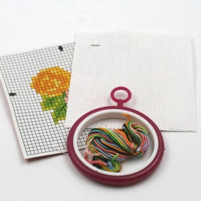 Set à Broder Complet Fleurs - Cdiscount Beaux-Arts et Loisirs créatifs