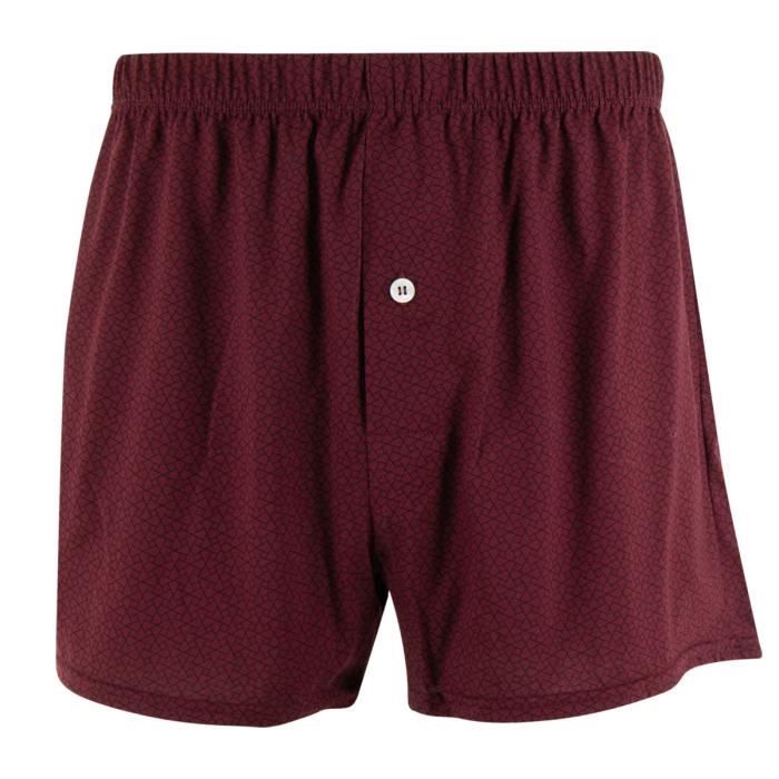EMINENCE Caleçon flottant Motif Rouge HOMME Graphique bordeaux ...