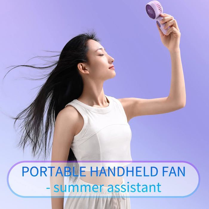 Mini Ventilateur Portable Fan 3 Pack, Petit Ventilateur de Poche Main ...
