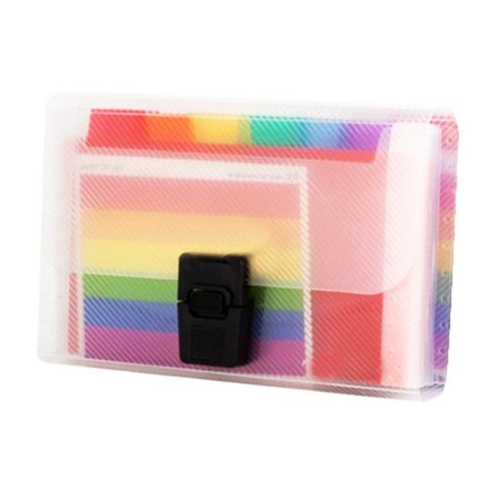 File Organizer A6 Portable Expanding Document Holder for Office School ...