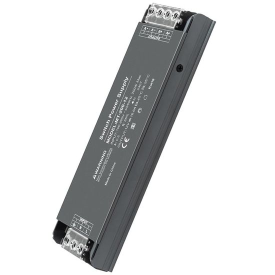 Transformateur LED 12V 200W 16.6A, Alimentation 12V, Transformateur 220V vers 12V, LED Driver ...