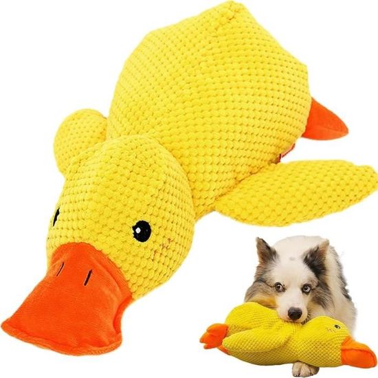 Jouet Pour Chien Indestructible Peluche Jaune Pour Mâcheurs