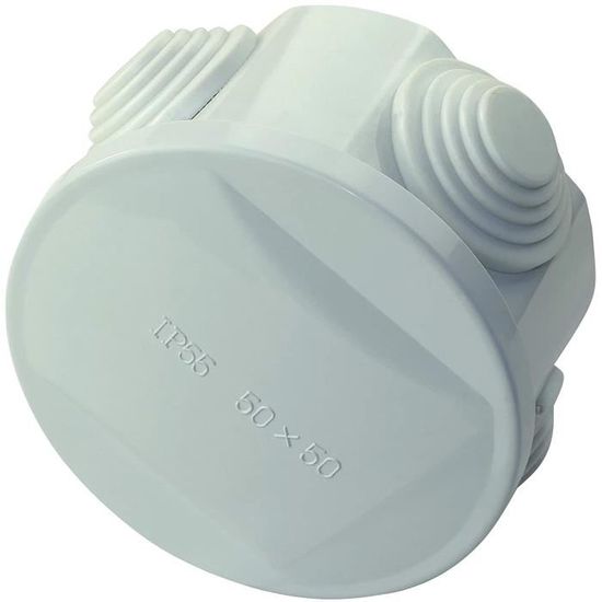 C45807 Boîte Dérivation Electrique Ronde 74x64x40mm Jonction ...