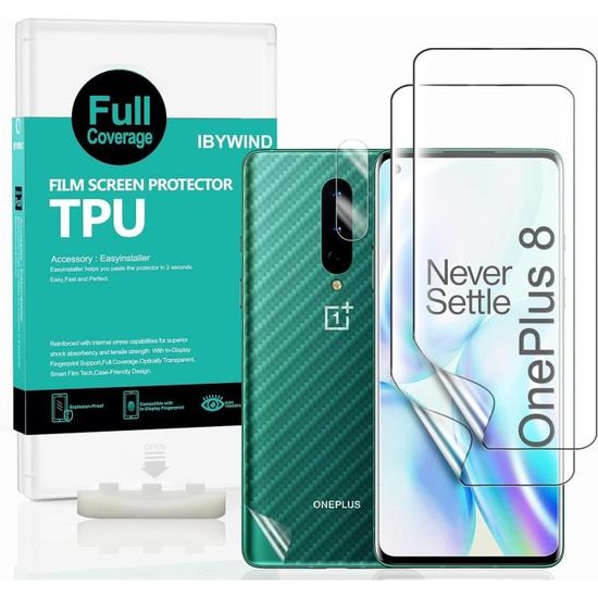 Protection Écran Pour Oneplus 8 [Paquet De 2] Protecteur D'Écran De ...
