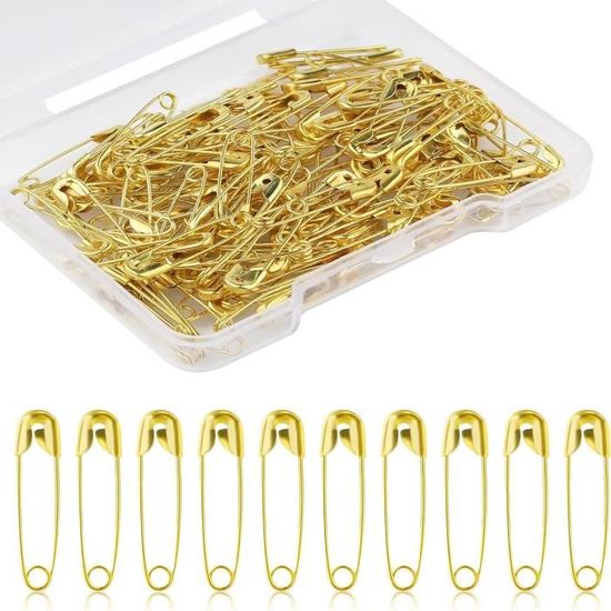 250 Pièces épingles de Sûreté Petit, 19 mm Mini épingle à Nourrice ...