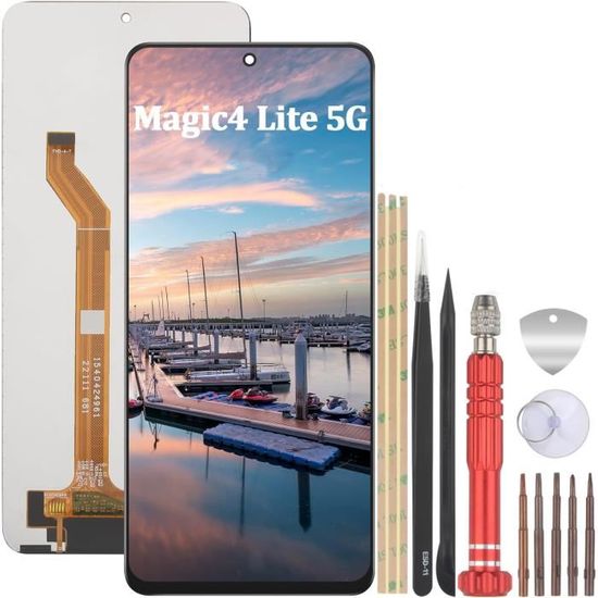ECRAN LCD Honor Magic4 Lite 5G/Honor X9 2022 4G 5G black assembly + red 8-in-1 tool - Cdiscount ...