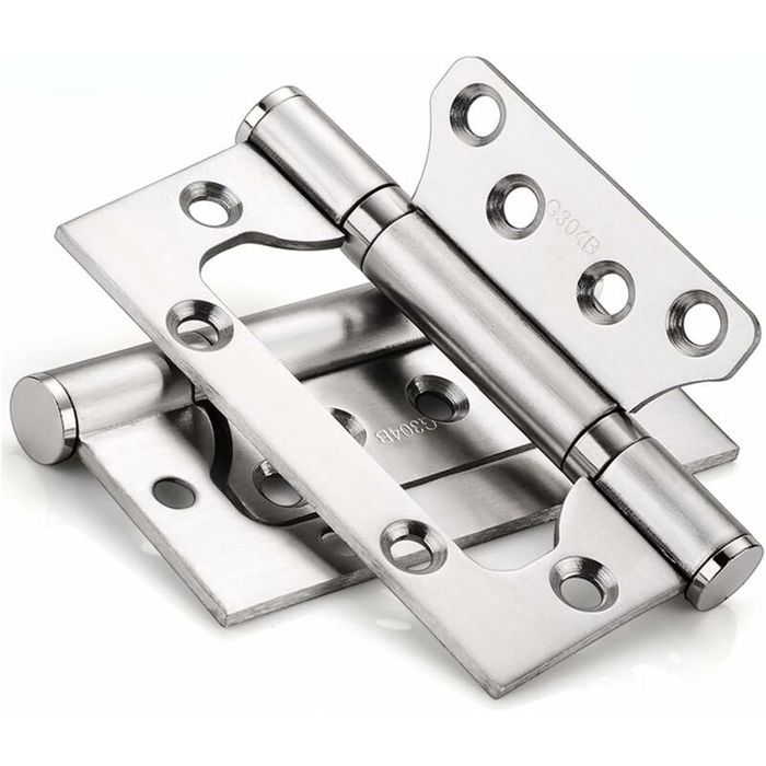Charnière en acier inoxydable, charnière de porte à vantail ...