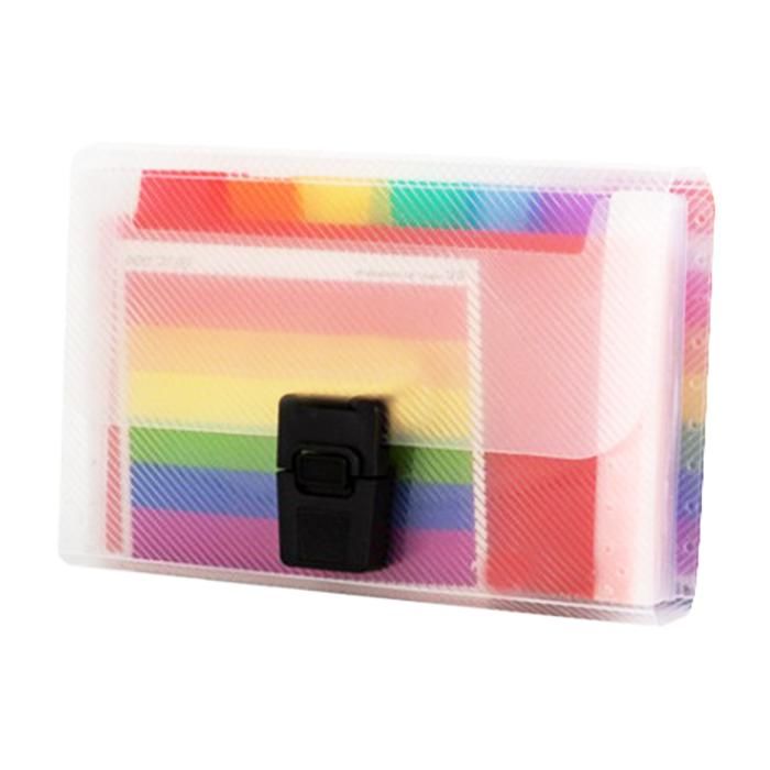 File Organizer A6 Portable Expanding Document Holder for Office School ...