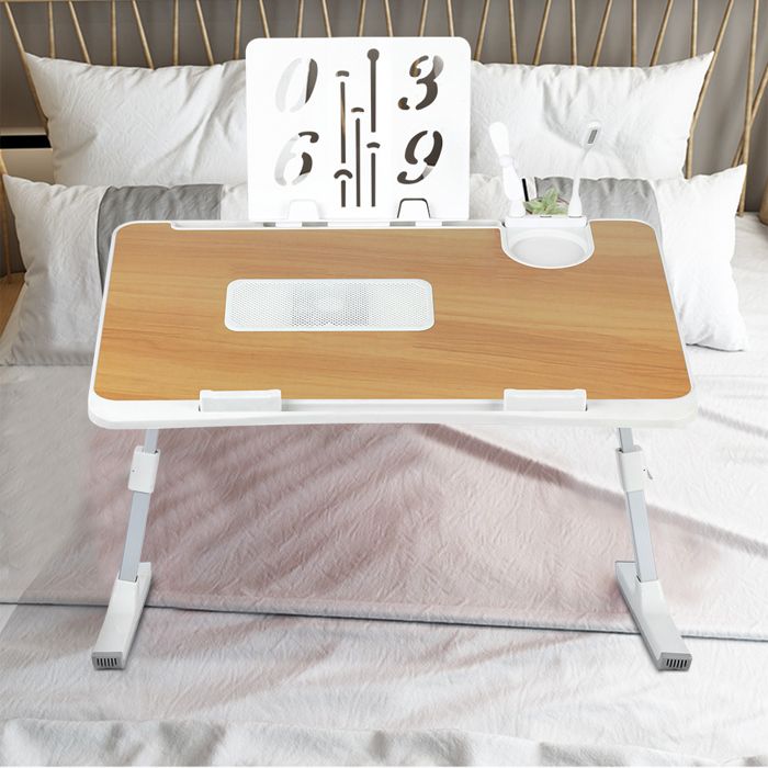 SUPFINE Table de Lit 60x40cm Ordinateur Portable Lit Table Lit Support ...